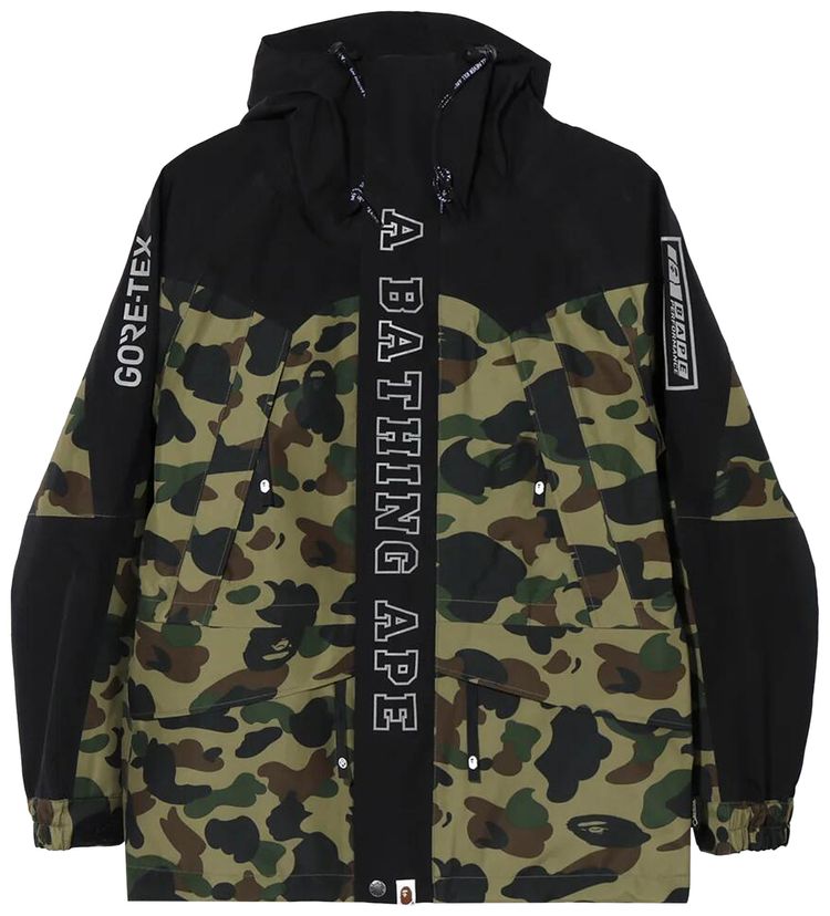 Buy BAPE GORE-TEX 1st Camo Snowboard Jacket 'Green' - 1F70 141 003 ...