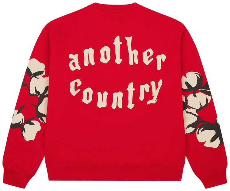 Buy Denim Tears x Cactus Plant Flea Market Cactus Tears Crewneck 'Red ...