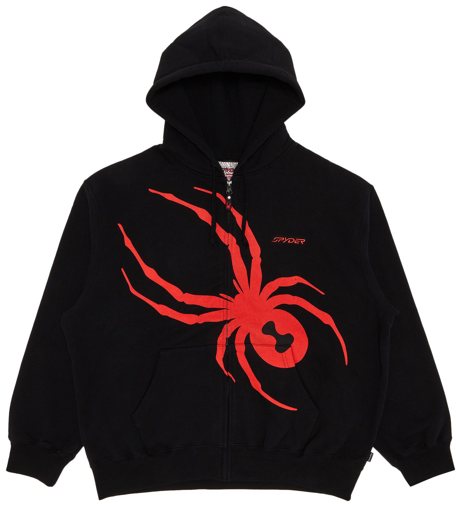 Buy Supreme x Spyder Zip Up Hooded Sweatshirt 'Black' - FW24SW71 BLACK ...