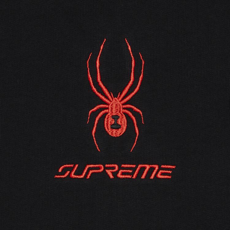 Buy Supreme x Spyder Zip Up Hooded Sweatshirt 'Black' - FW24SW71 BLACK ...