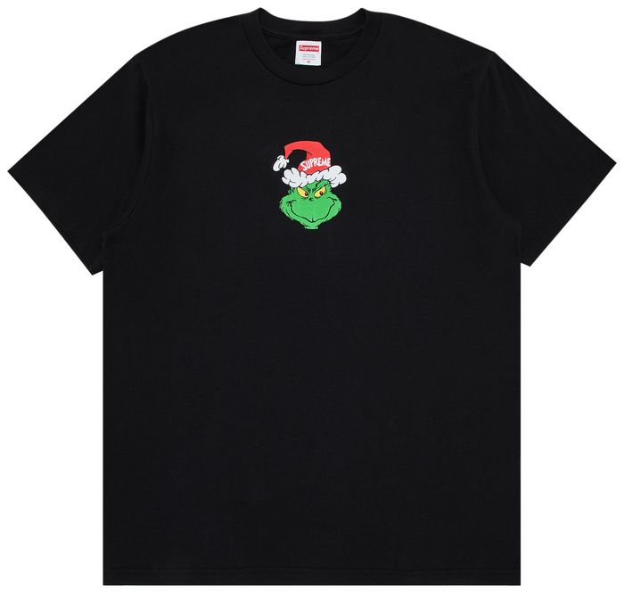 Buy Supreme Grinch Tee 'Black' - FW24T48 BLACK | GOAT