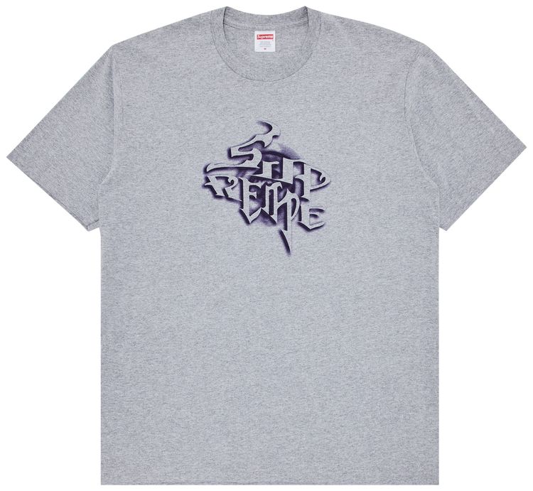 Buy Supreme Smoke Tee 'Heather Grey' - FW24T55 HEATHER GREY | GOAT