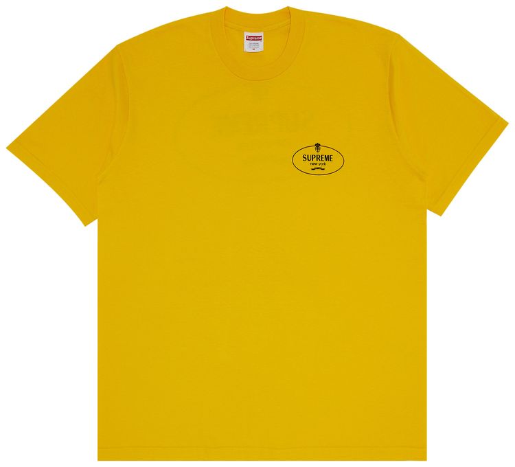 Buy Supreme Crest Tee 'Yellow' - FW24T66 YELLOW | GOAT