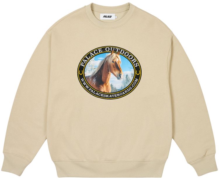 Buy Palace Outdoors Crew 'Stoney Grey' - P27CS212 | GOAT