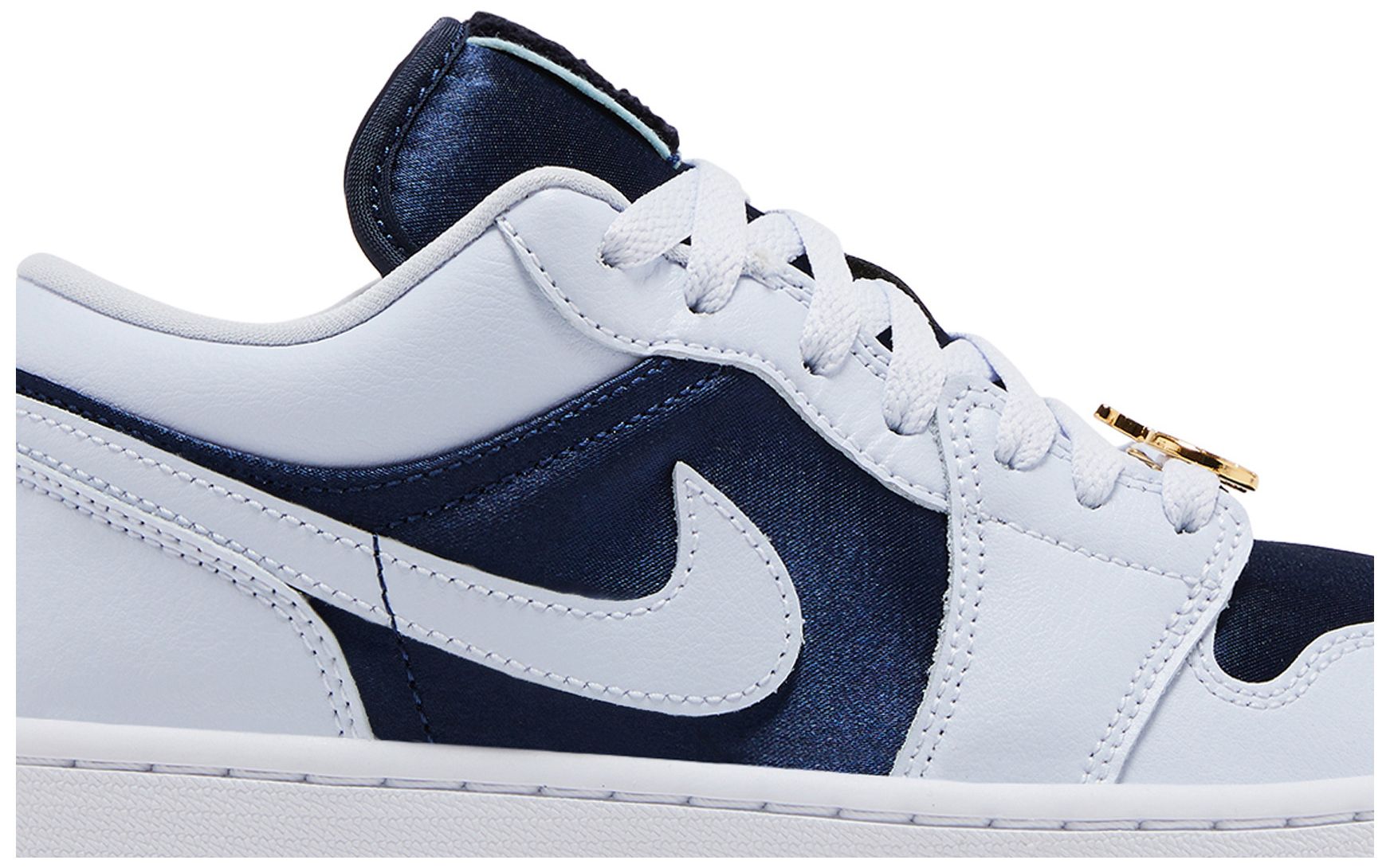 Buy Wmns Air Jordan 1 Low SE 'Midnight Navy Gold Charms' - FZ8778 044 ...