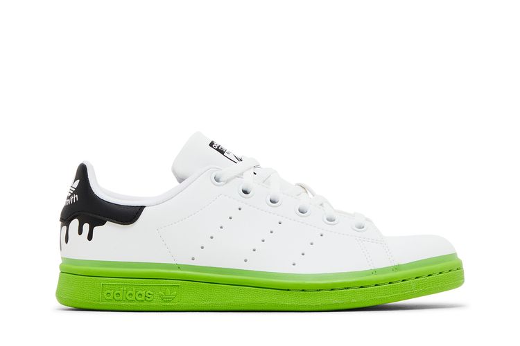 Buy Adidas Stan Smith Big Kid 'Paint Drip - White Solid Green' - GZ3966 ...