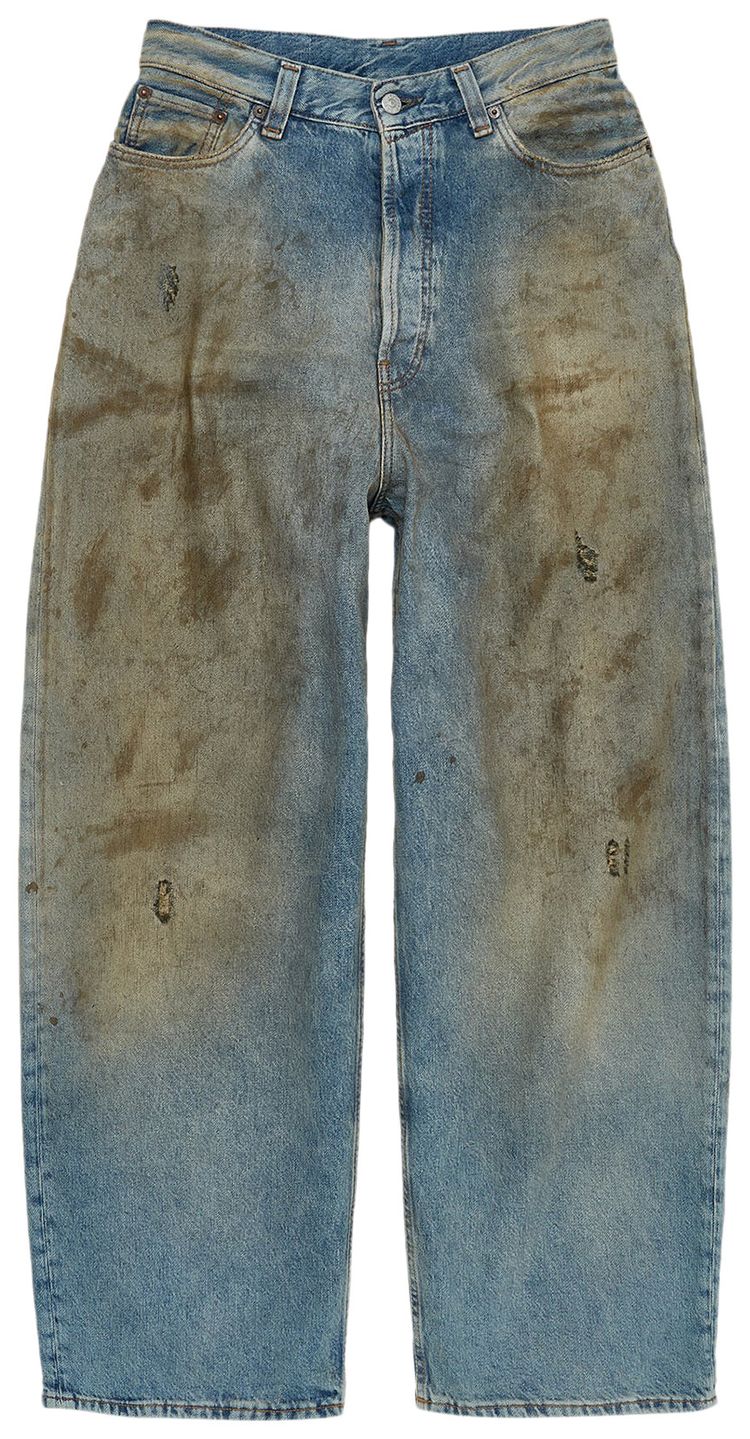 Buy Acne Studios Penicillin Jeans 'Mid Blue' - A00487 GOAT MID | GOAT