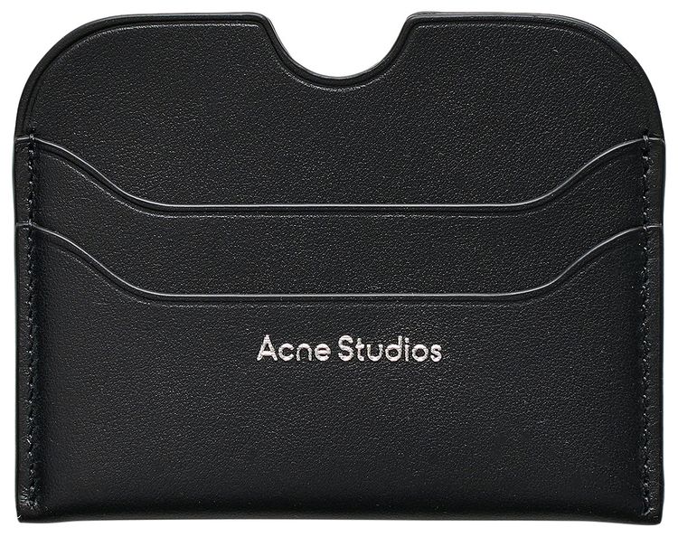 Buy Acne Studios Leather Card Holder 'Black' - CG0234 GOAT BLAC | GOAT UK