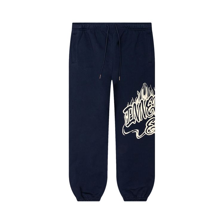Buy Honor The Gift Fire Sweatpants 'Blue' - HTG240410 BLUE | GOAT