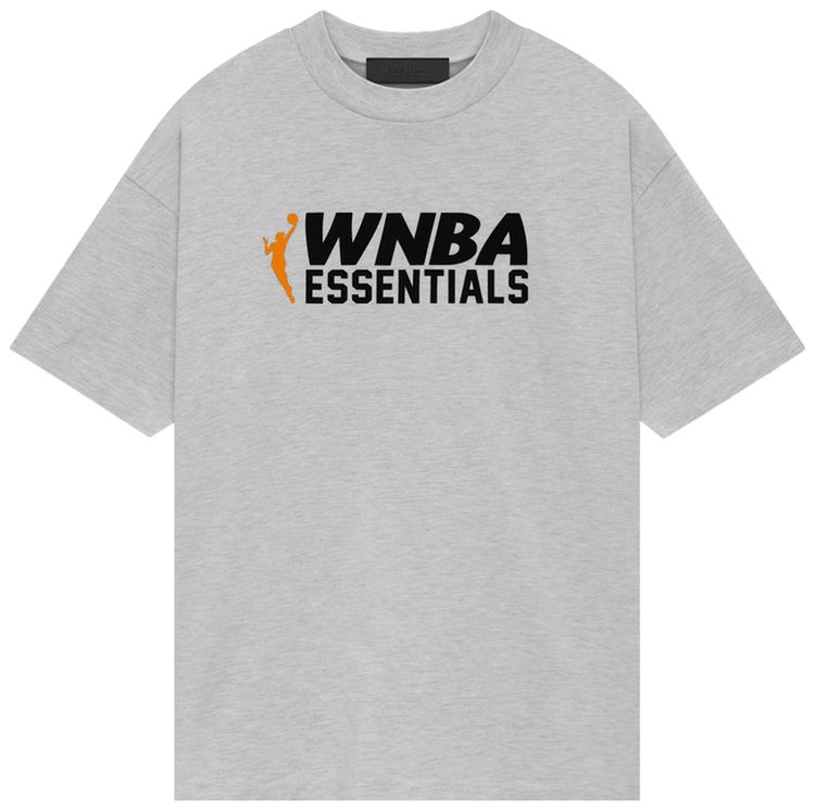 Buy Fear of God Essentials x WNBA Tee 'Light Heather' - 125AL244306F | GOAT