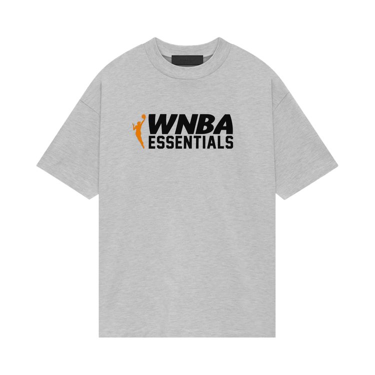 Buy Fear of God Essentials x WNBA Tee 'Light Heather' - 125AL244306F | GOAT
