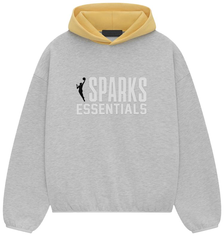 Buy Fear of God Essentials x WNBA Sparks Hoodie 'Light Heather ...