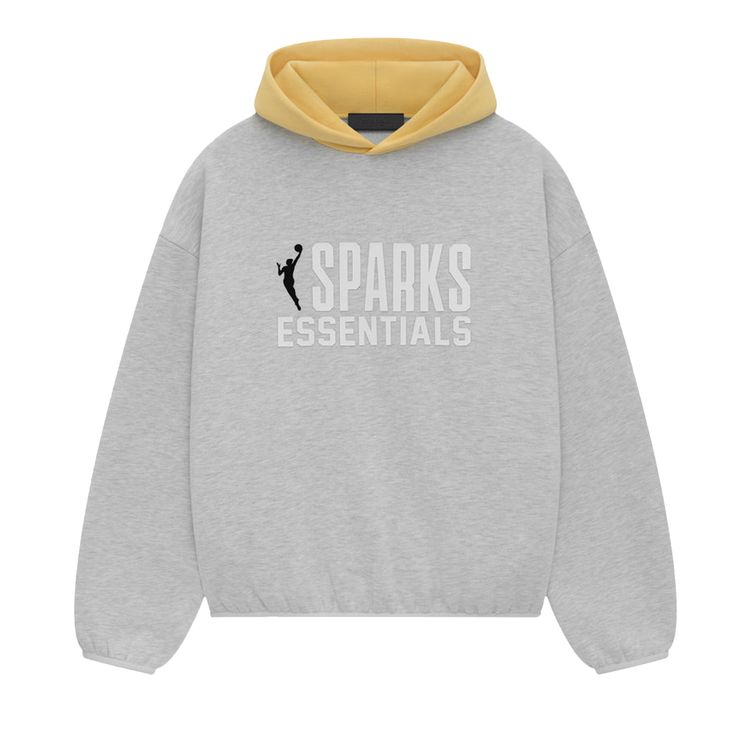 Buy Fear of God Essentials x WNBA Sparks Hoodie 'Light Heather ...