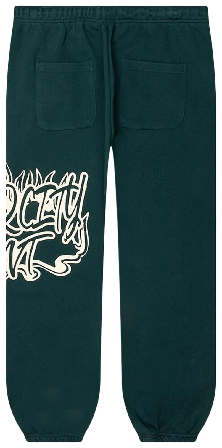 Buy Honor The Gift Fire Sweatpants 'Green' - HTG240410 GREE | GOAT