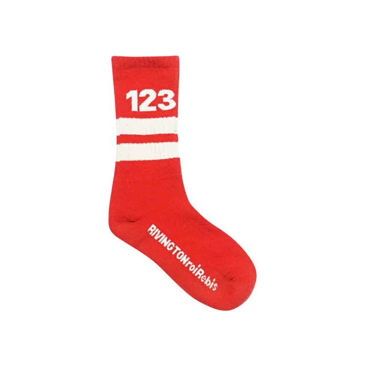 Buy RIVINGTON roi Rebis 123 Socks 'Red/Vintage White' - 123S SK62 RED ...