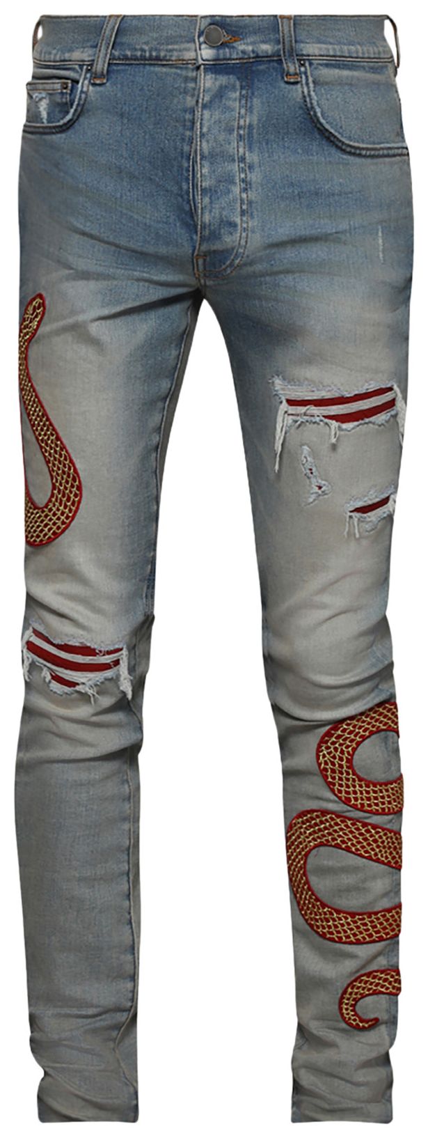 Buy Amiri CNY Snake Skinny Jean 'Antique Indigo' - AMDNSY1115 406 ANTI ...