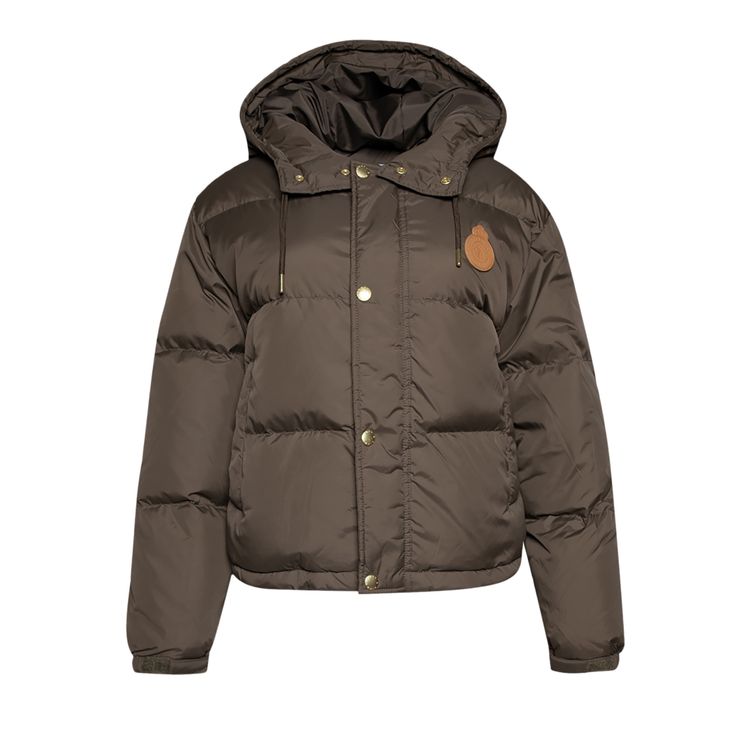 Buy Sporty & Rich Crown Puffer Jacket 'Chocolate/Tan' - OW020512202BR03 ...