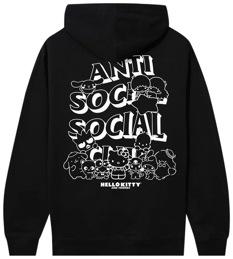 Buy Anti Social Social Club x Hello Kitty Weird Hoodie 'Black ...