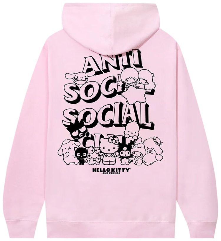 Buy Anti Social Social Club x Hello Kitty Weird Hoodie 'Light Pink ...