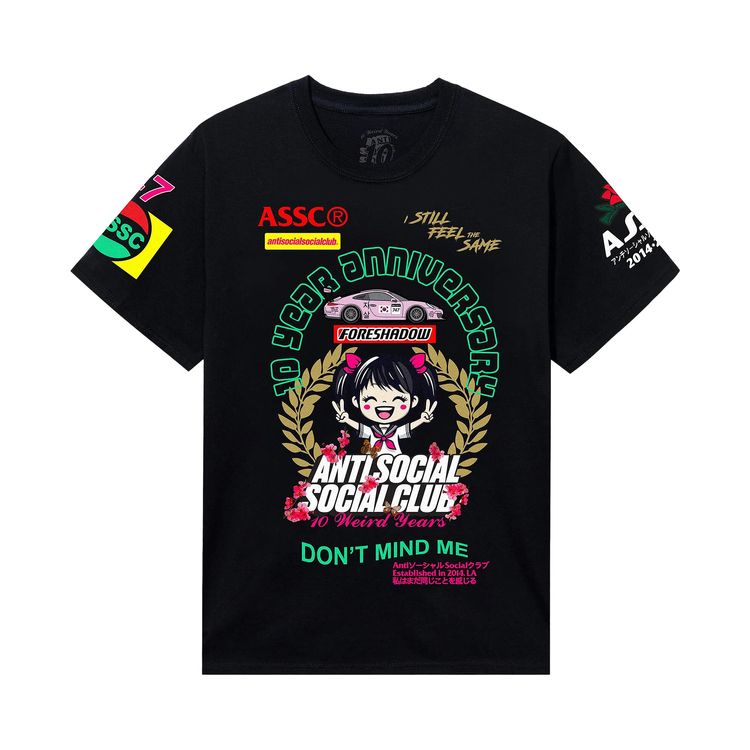 Buy Anti Social Social Club Weird Years Tee 'Black' - ASSC2410ANNIVSS16 ...