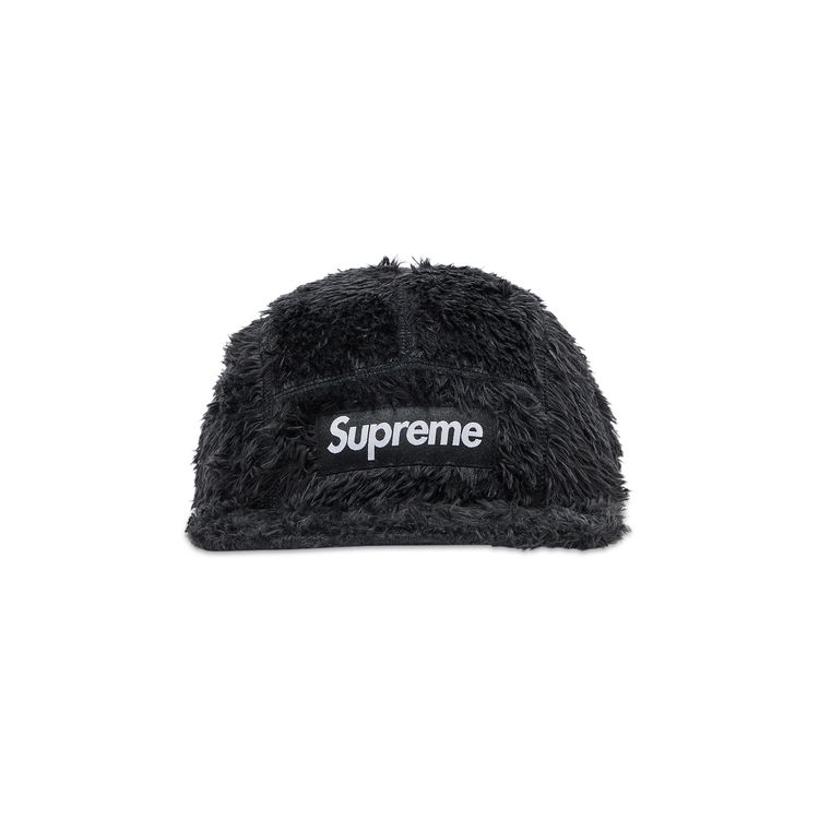 Buy Supreme Fuzzy Camp Cap 'Black' - FW24H104 BLACK | GOAT AU