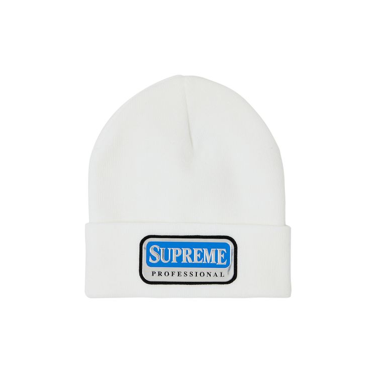 Buy Supreme Professional Beanie 'White' - FW24BN79 WHITE | GOAT