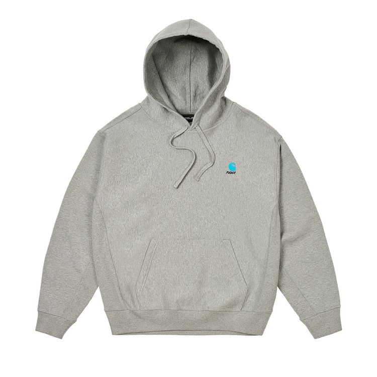Buy Palace x Carhartt WIP Hood 'Heather Grey' - I035649 HEAT | GOAT