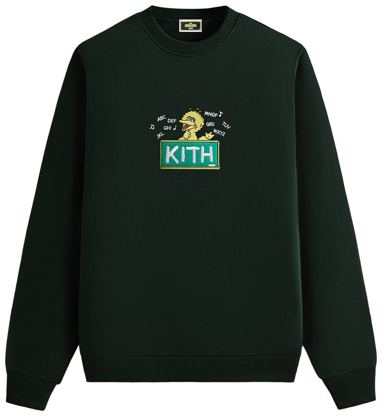 Buy Kith x Sesame Street Big Bird Nelson Crewneck 'Stadium' - KHM033073 ...