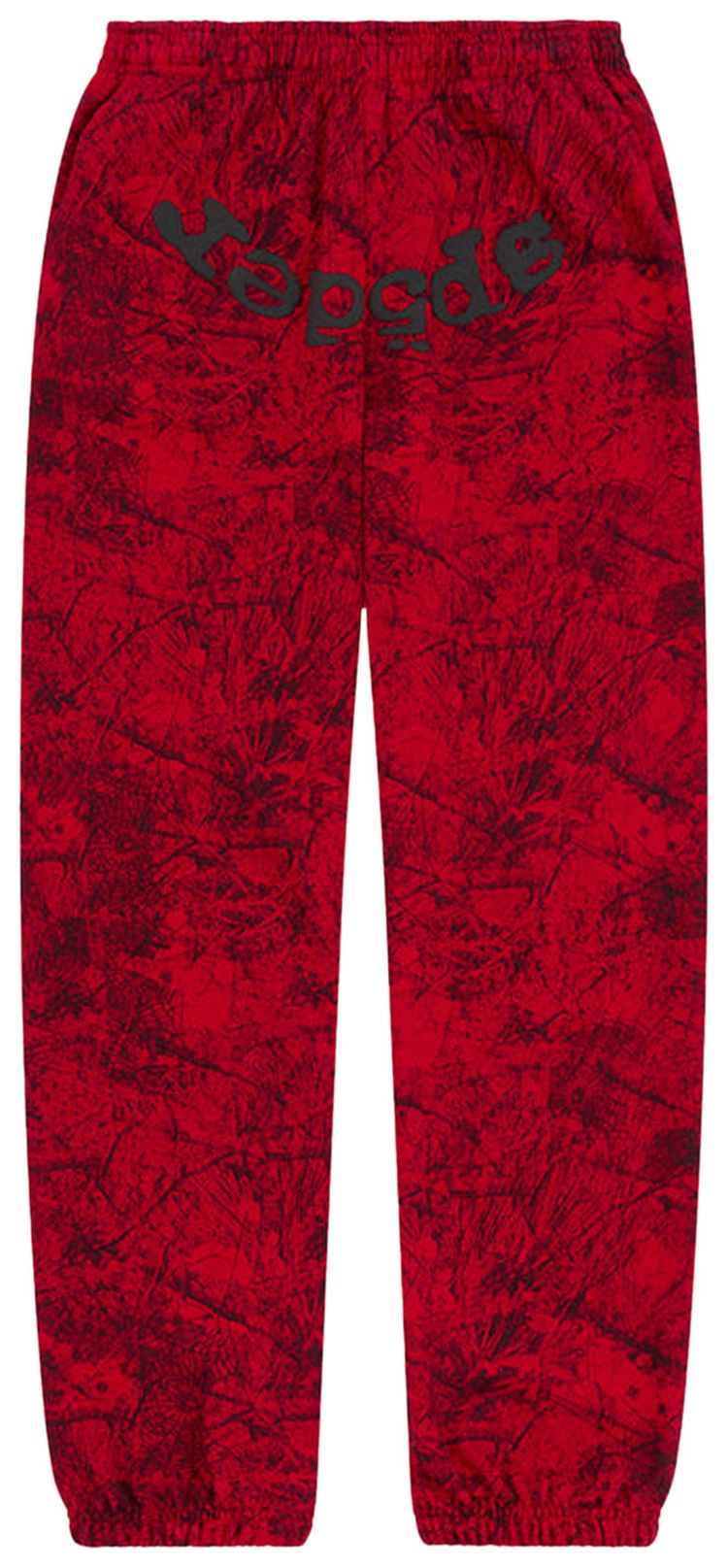 Buy Sp5der OG Tree Camo Sweatpant 'Red' - P20FW24RED | GOAT