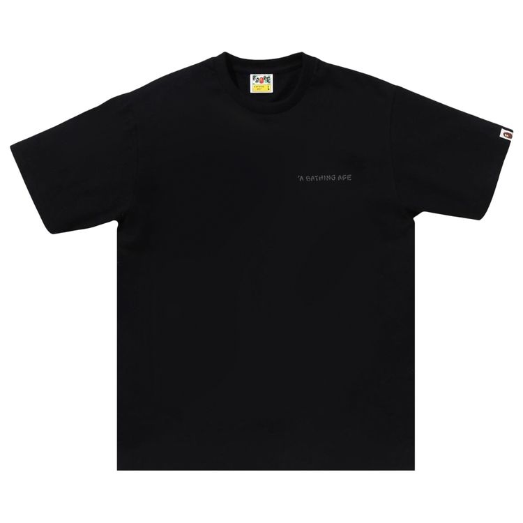 Buy BAPE Japanese Tattoo Logo Tee 'Black' - 1K80 110 030 BLACK | GOAT