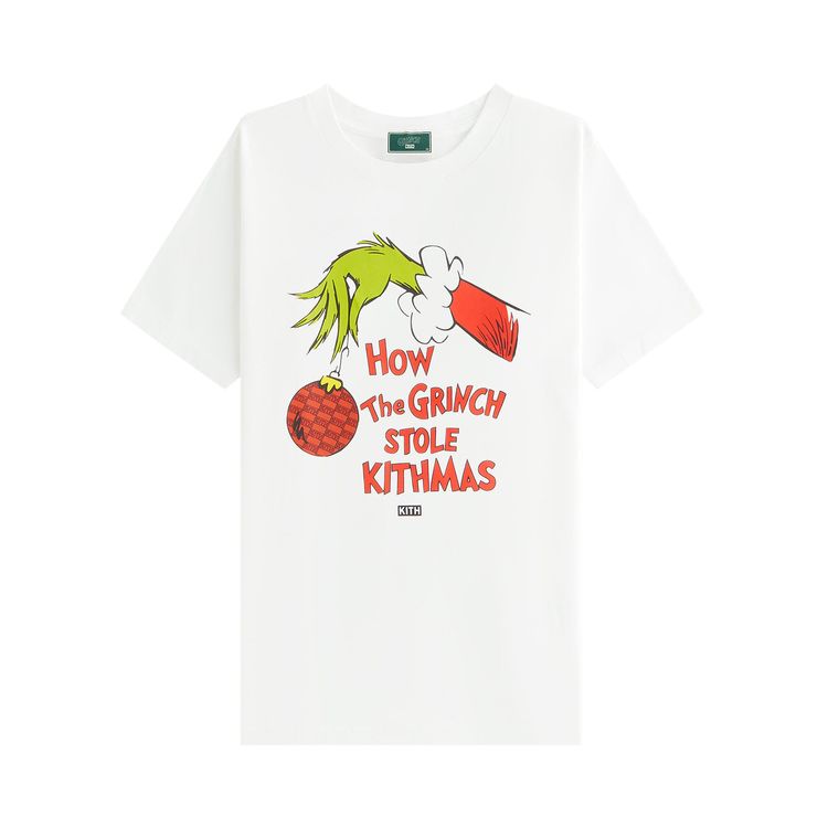 Buy Kith Kids x The Grinch Book Title Tee 'White' - KHK030754 101 | GOAT