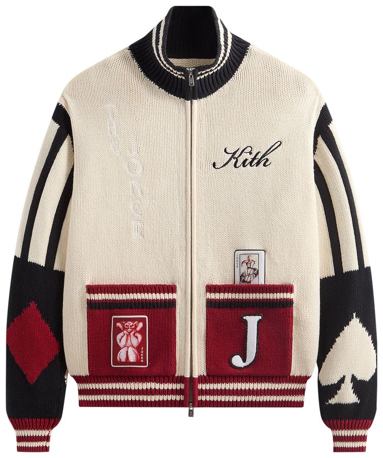 Buy Kith x Batman Joker Wyona Full Zip Sweater 'Sandrift' - KHM010712 ...