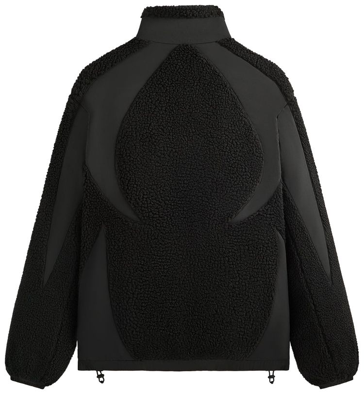Buy Kith x Batman Quarter Zip Sherpa Jacket 'Black' - KHM010708 001 | GOAT