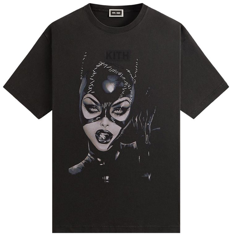 Buy Kith x Batman Selina Kyle Vintage Tee 'Black' - KHM032751 001 | GOAT