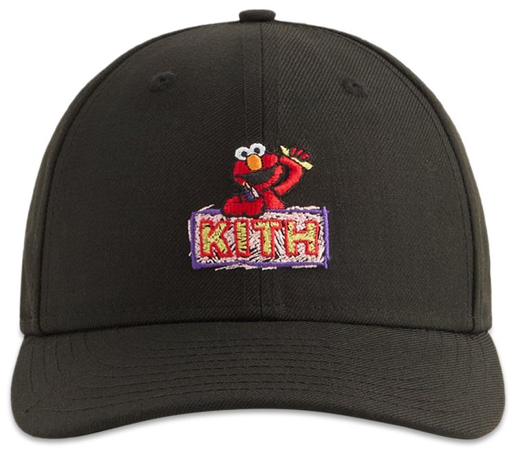 Buy Kith x Sesame Street Elmo 59FIFTY Low Profile Fitted Cap 'Black ...