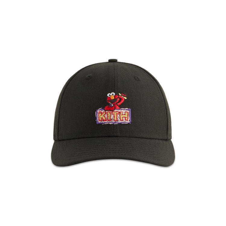 Buy Kith x Sesame Street Elmo 59FIFTY Low Profile Fitted Cap 'Black ...
