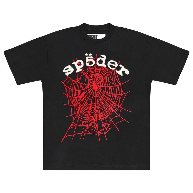 Buy Sp5der Legacy Logo HW Tee 'Black' - T07FW24BLK | GOAT