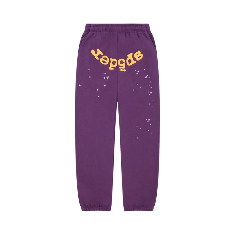 Buy Sp5der OG Web V2 Sweatpant 'Purple' - P36FW24PRP | GOAT