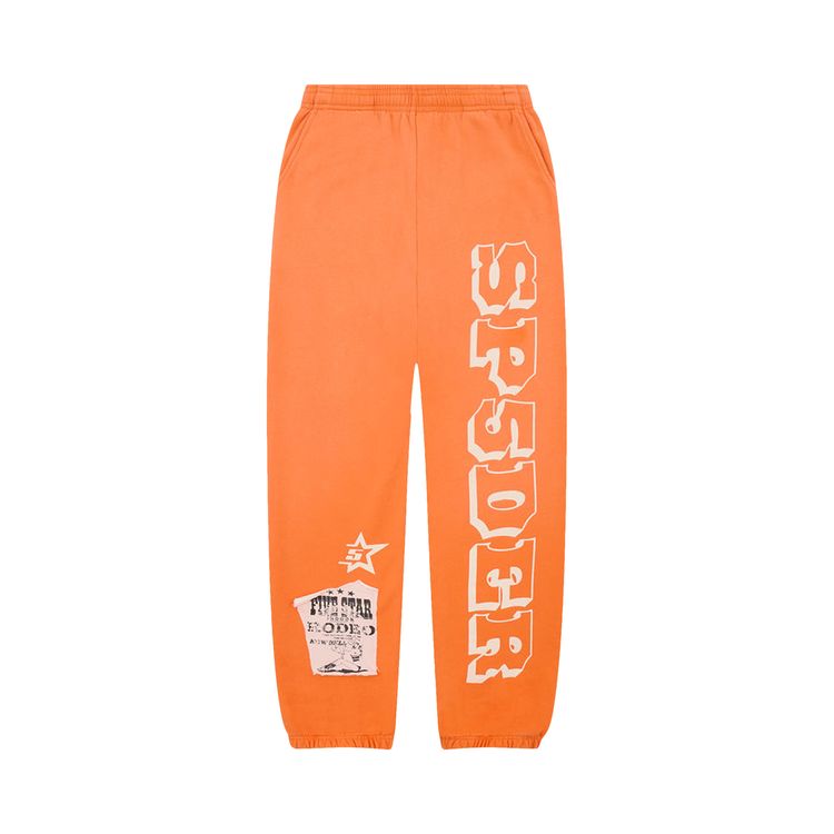 Buy Sp5der Rodeo Sweatpant 'Orange' - P39FW24ORG | GOAT