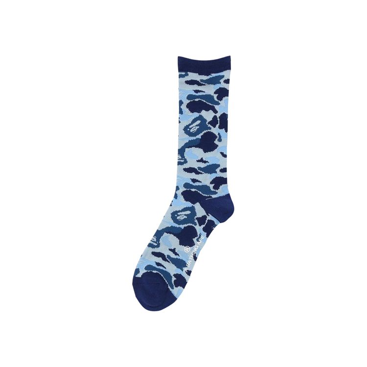 Buy BAPE ABC Camo Jacquard Socks 'Blue' - 1K70 184 001 BLUE | GOAT