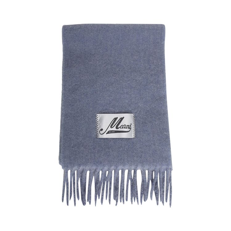 Buy Marni Brushed Alpaca Scarf 'Blue/Lilac' - ASZC0005A0 UTW918 00B26 ...