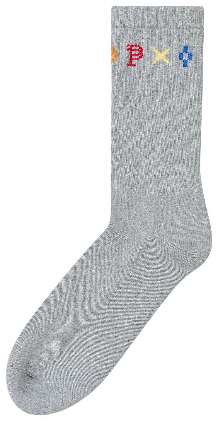 Buy PURPLE BRAND Monogram Crew Socks 'Grey' - A1001 MCRG224 | GOAT