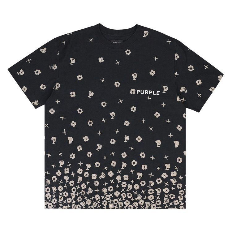 Buy PURPLE BRAND Textured Jersey Short-Sleeve Tee 'Black' - P104 ...