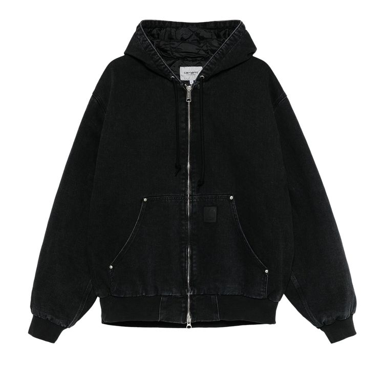 Buy Carhartt WIP OG Active Rivet Jacket 'Black (Stone Washed ...
