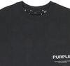 Buy PURPLE BRAND Textured Jersey Short-Sleeve Tee 'Black' - P104 JBWM322 | GOAT