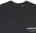 Buy PURPLE BRAND Textured Jersey Short-Sleeve Tee 'Black' - P104 JBWM322 | GOAT