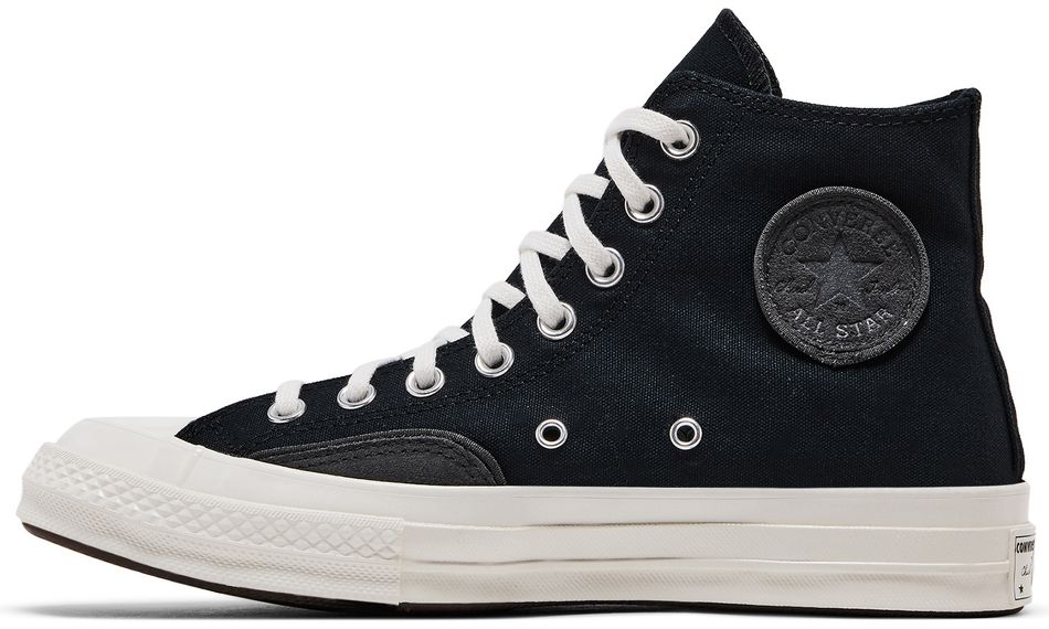 Buy Converse Chuck 70 Luxe High 'Black Dark Matter Fuzzy Laces ...