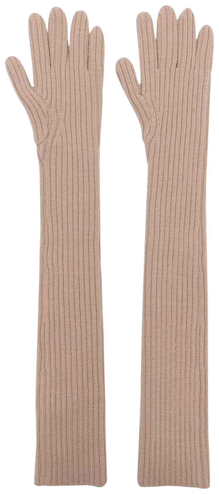 Buy Dries Van Noten Long Wool Gloves 'Beige' - 242 021236 9706 103 | GOAT
