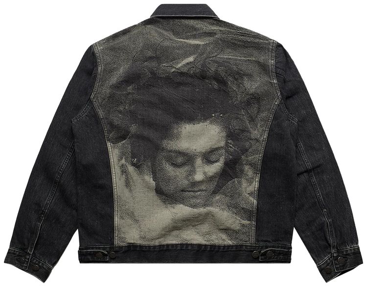 Buy Undercover Twin Peaks Denim Jacket 'Black' - UC2D42051 BLAC | GOAT