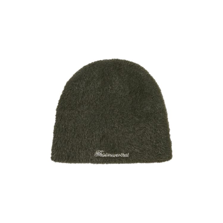 Buy thisisneverthat Shaggy No Cuff Beanie 'Olive' - TN243KHWBE09 OLIV ...